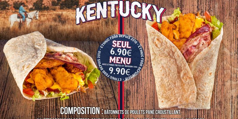 Le Kentucky, nouveau sandwich chez Ethnic Food ! | Ethnic Food